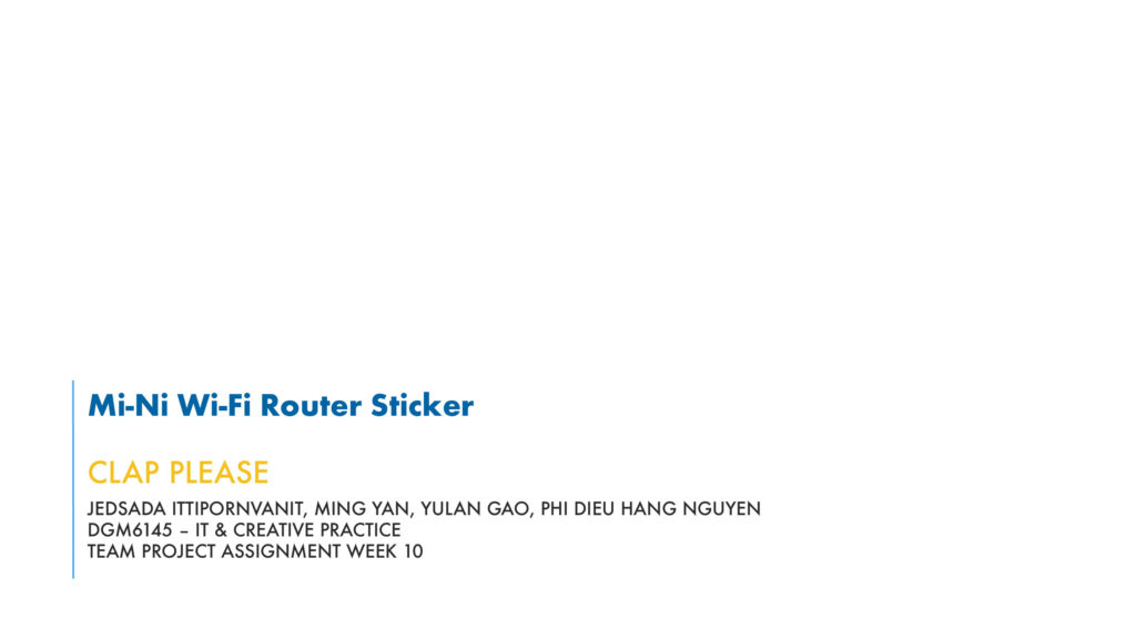 Mi-Ni Wi-Fi Router Sticker – Hang Nguyen's Creative Portfolio